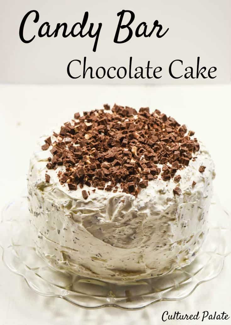 Chocolate Cake Recipe - Chocolate Candy Bar Cake Recipe