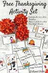Free Thanksgiving Activity Set - Bookmarks, Puzzles, Place Cards ...