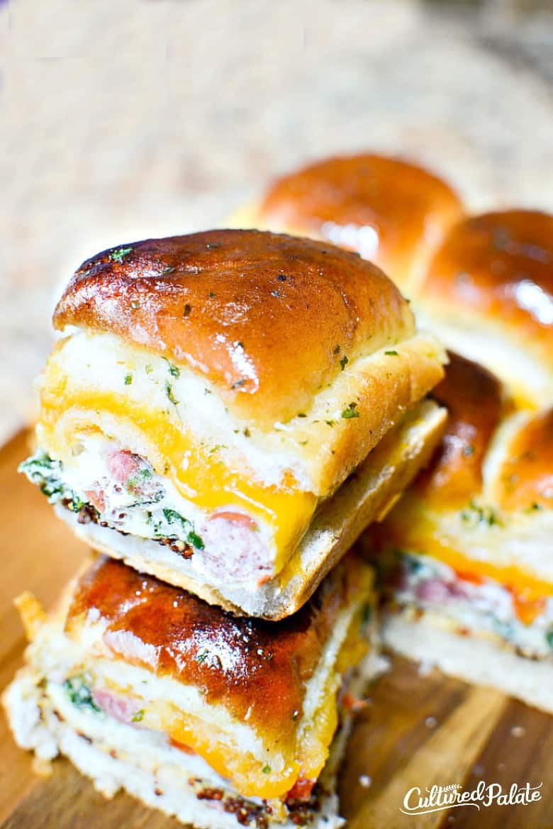 Breakfast for Dinner Sliders Recipe - Egg and Spinach Sliders ...